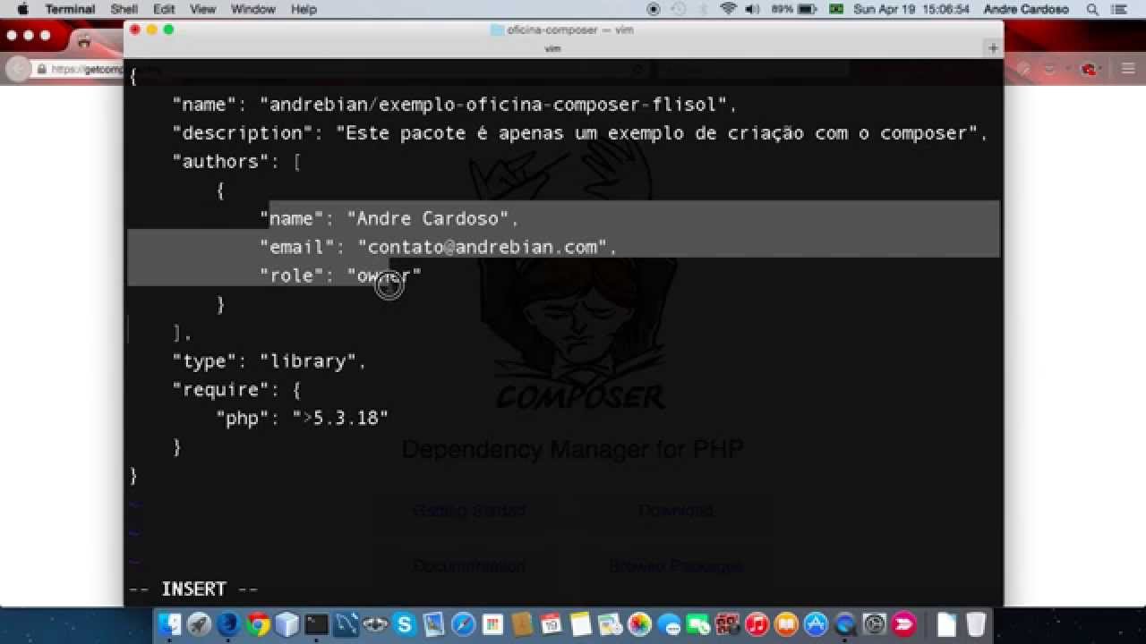 Composer Criando O Composer Json Youtube
