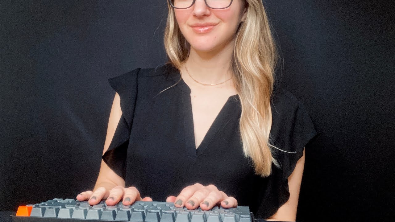 ASMR Hotel Check In 🛎️ Soft Spoken, Keyboard Typing - YouTube