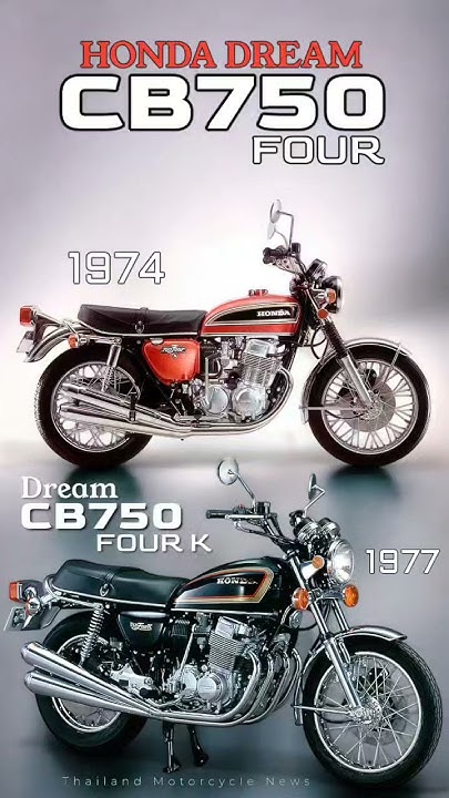 HONDA Dream CB750 FOUR & CB750 FOUR K ยุค70's - YouTube