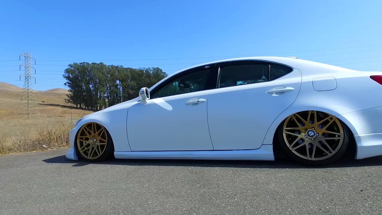 Bagged IS 250 lexus - YouTube