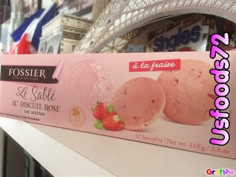 FOSSIER Le Sablé au Biscuit Rose - Usfoods72 France. - YouTube