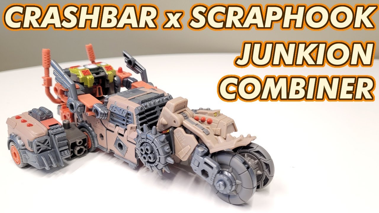 Tutorial: Junkion Roadster Combiner featuring Crashbar and Scraphook - YouTube