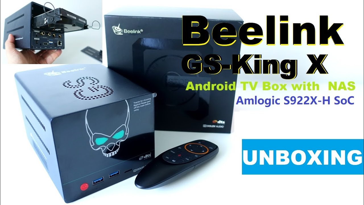 🔥Beelink GS-King X Android TV Box with NAS powered by S922X-H SoC ...