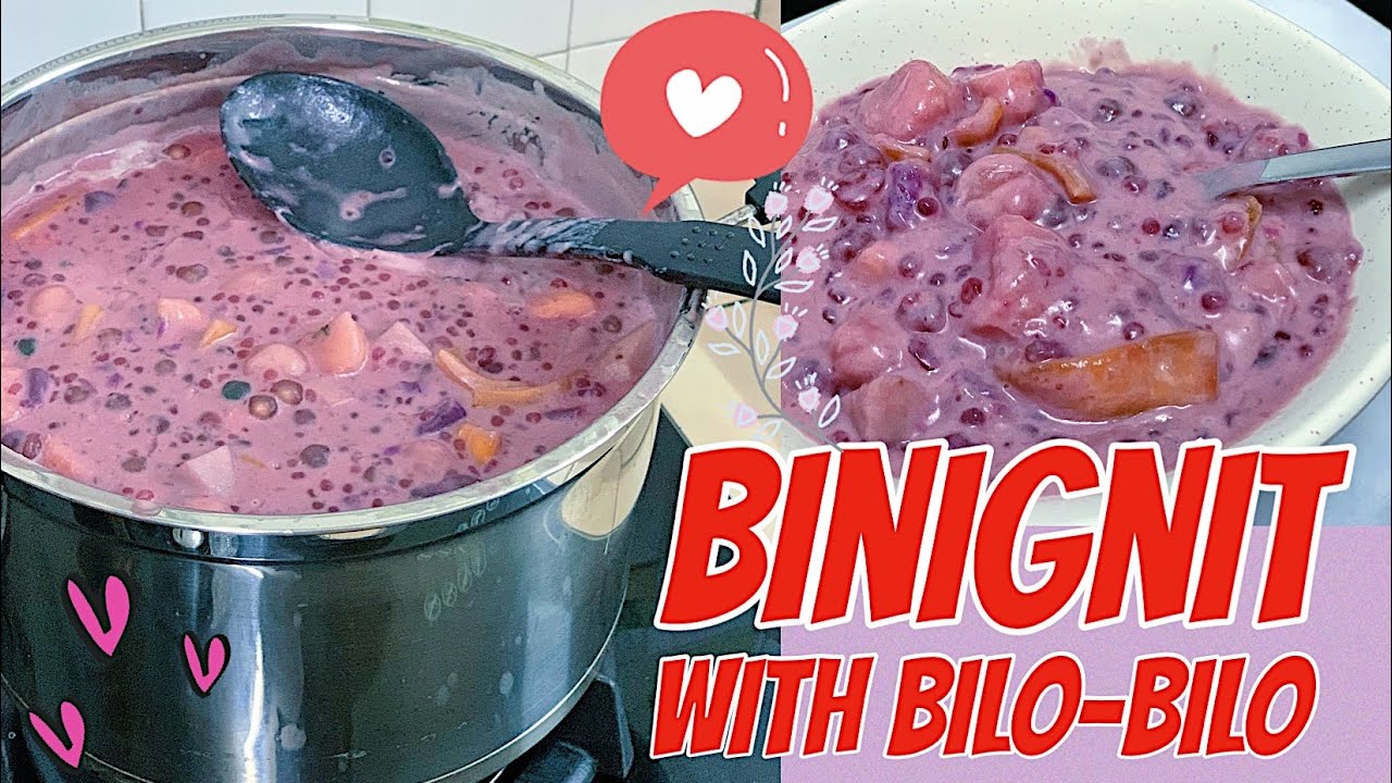 BINIGNIT WITH BILO-BILO - YouTube