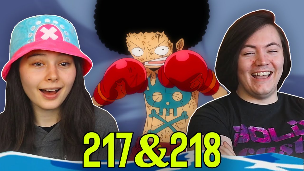 AFRO LUFFY Vs FOXY 👒 One Piece Ep 217 & 218 REACTION & REVIEW - YouTube