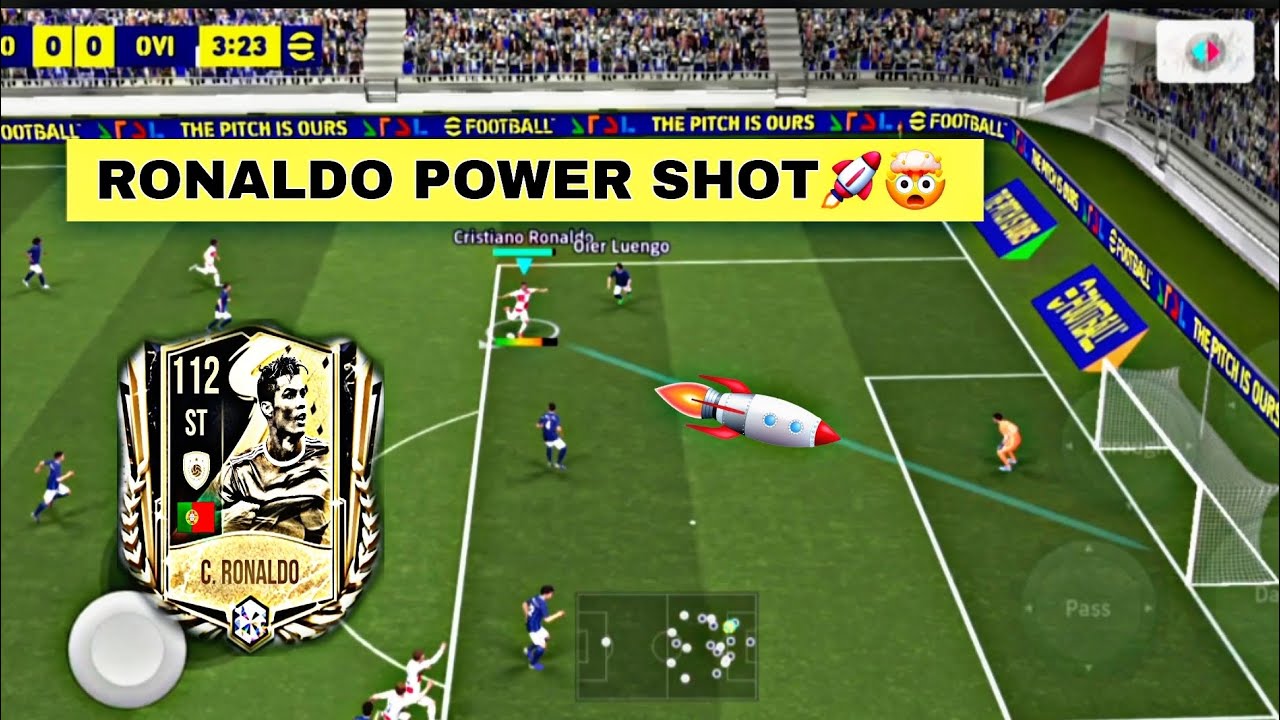 Ronaldo power shot | Ronaldo Goal | Retro Pes #pes #pesmobile # ...