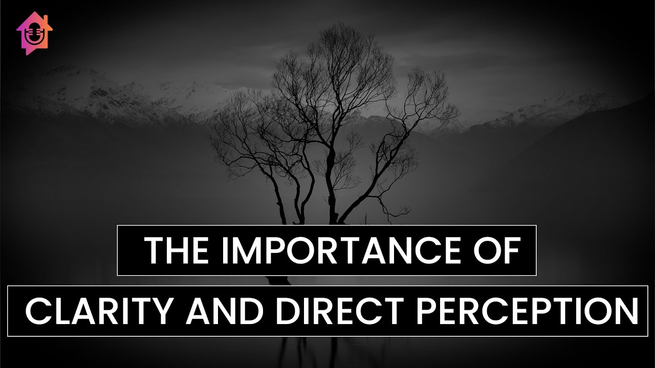 The Importance Of Clarity And Direct Perception - KapiL Gupta MD - YouTube