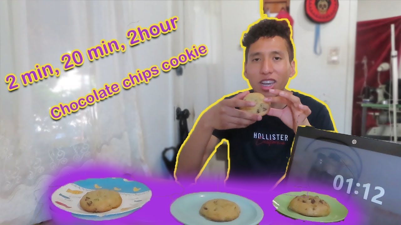 2 minutes, 20 minutes, 2 hour chocolate chip cookie challenge (TOTAL ...