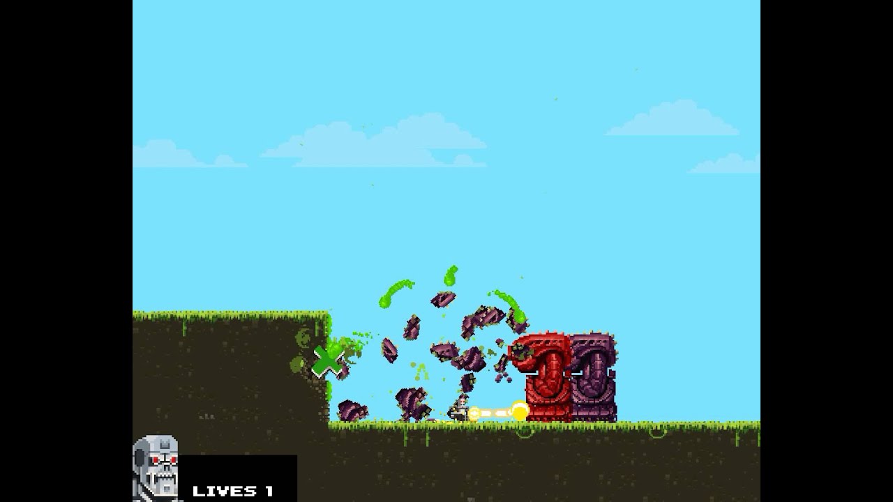 Broforce - Alien Turret Bug - YouTube