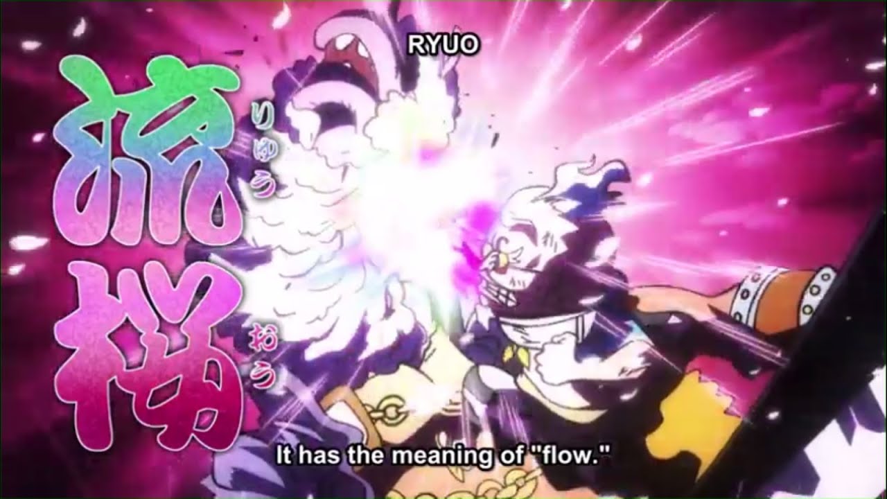 Old Man Hyo Reveals "The Land of Wano's Haki - Ryou!" - YouTube