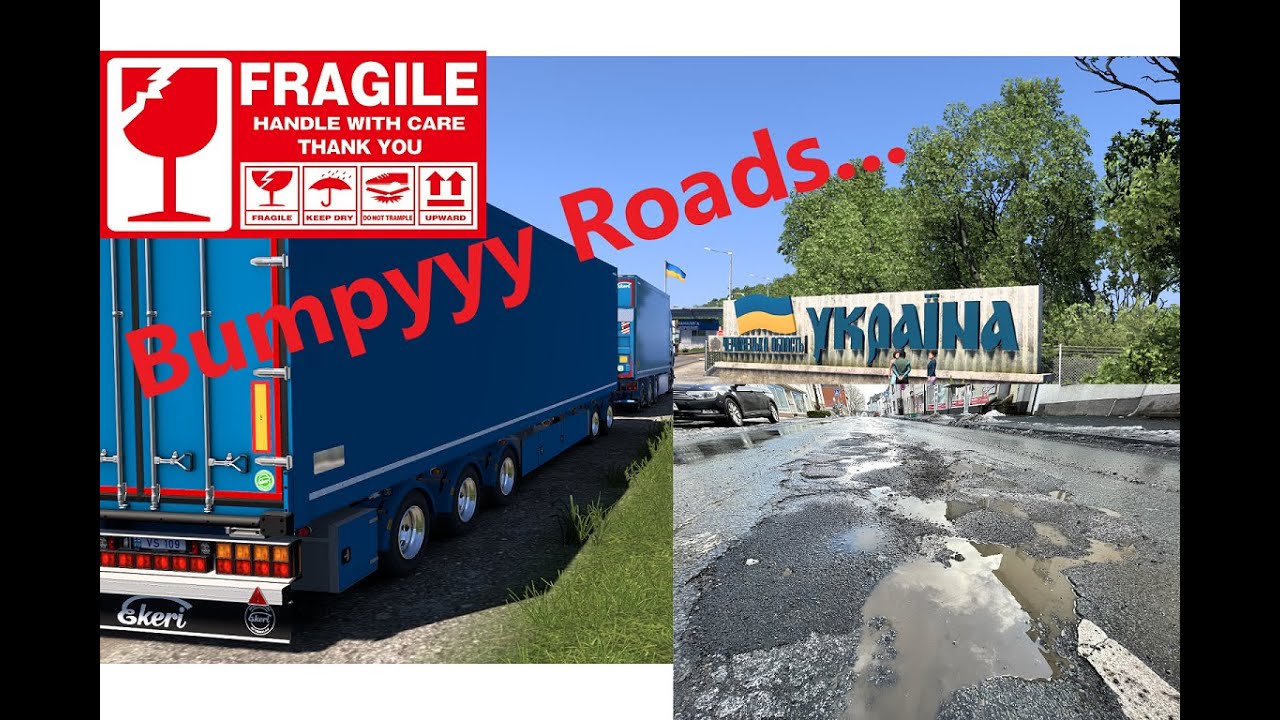 Euro Truck Simulator 2 Bumpy Roads on the Promods v1.50 - YouTube