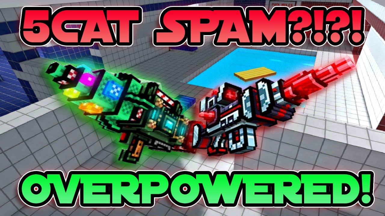 MOST OP 5 CAT SPAM ON POOL PARTY - YouTube