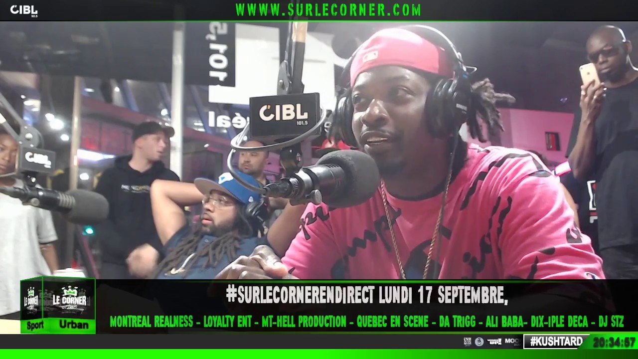 SUR LE CORNER EN DIRECT - ENTREVUE Trigg Da Kidd - YouTube