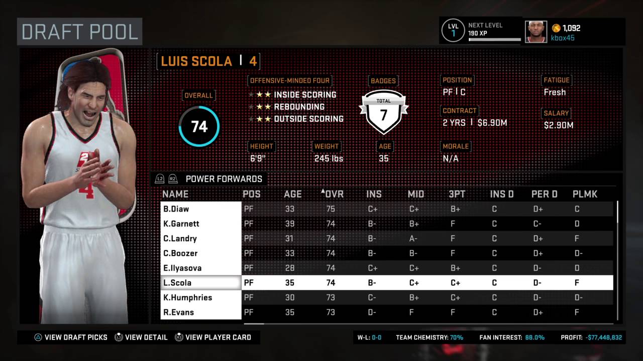 NBA 2K16 draft - YouTube