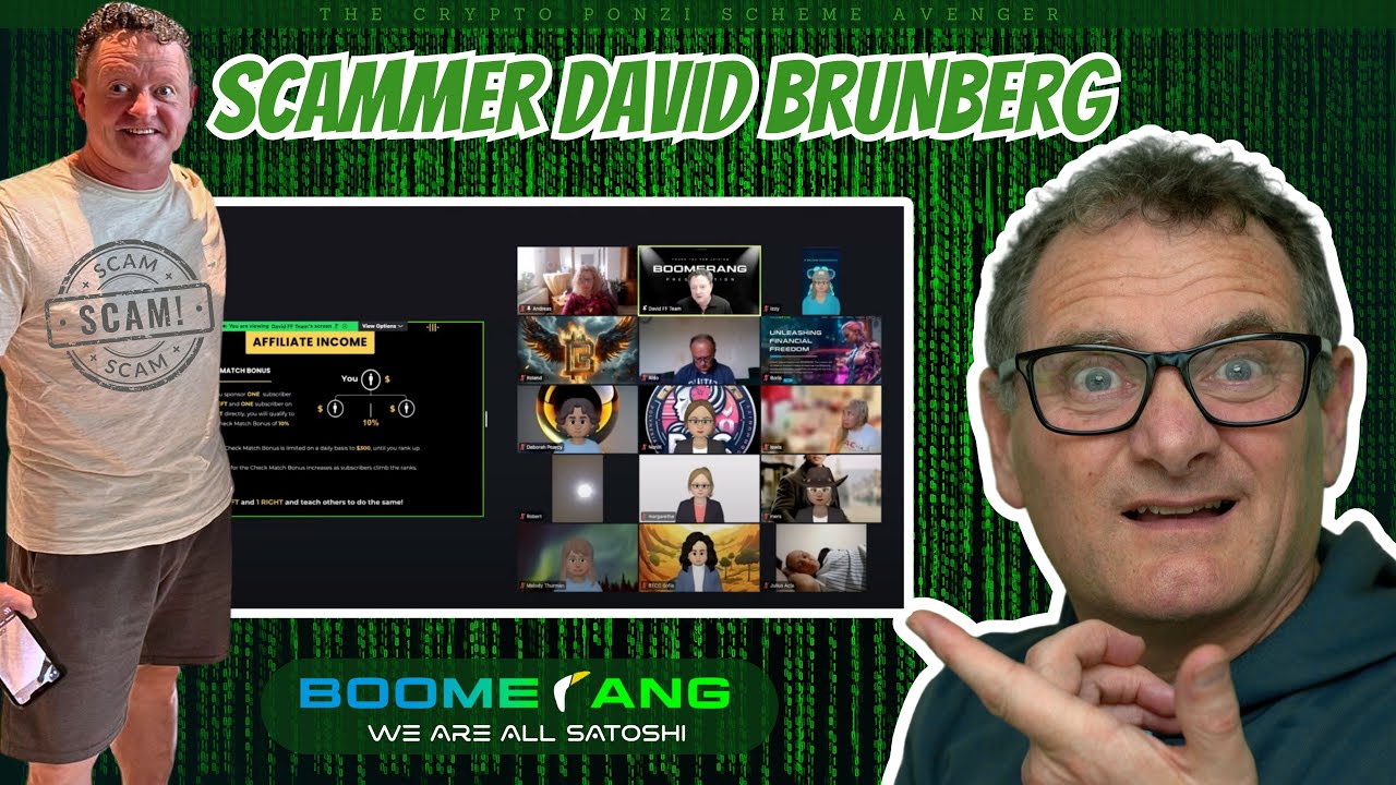 BOOMERANG 🔴 LIVE NOW 🎥 with SCAMMER DAVID BRUNENBERG - YouTube