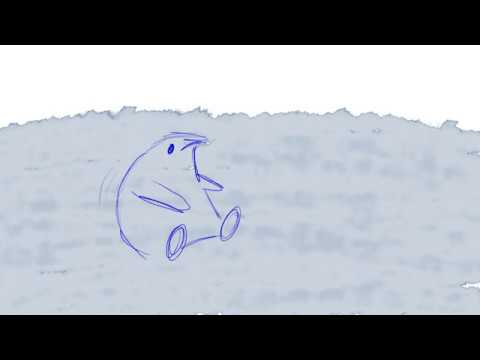 Little penguin stretches - YouTube