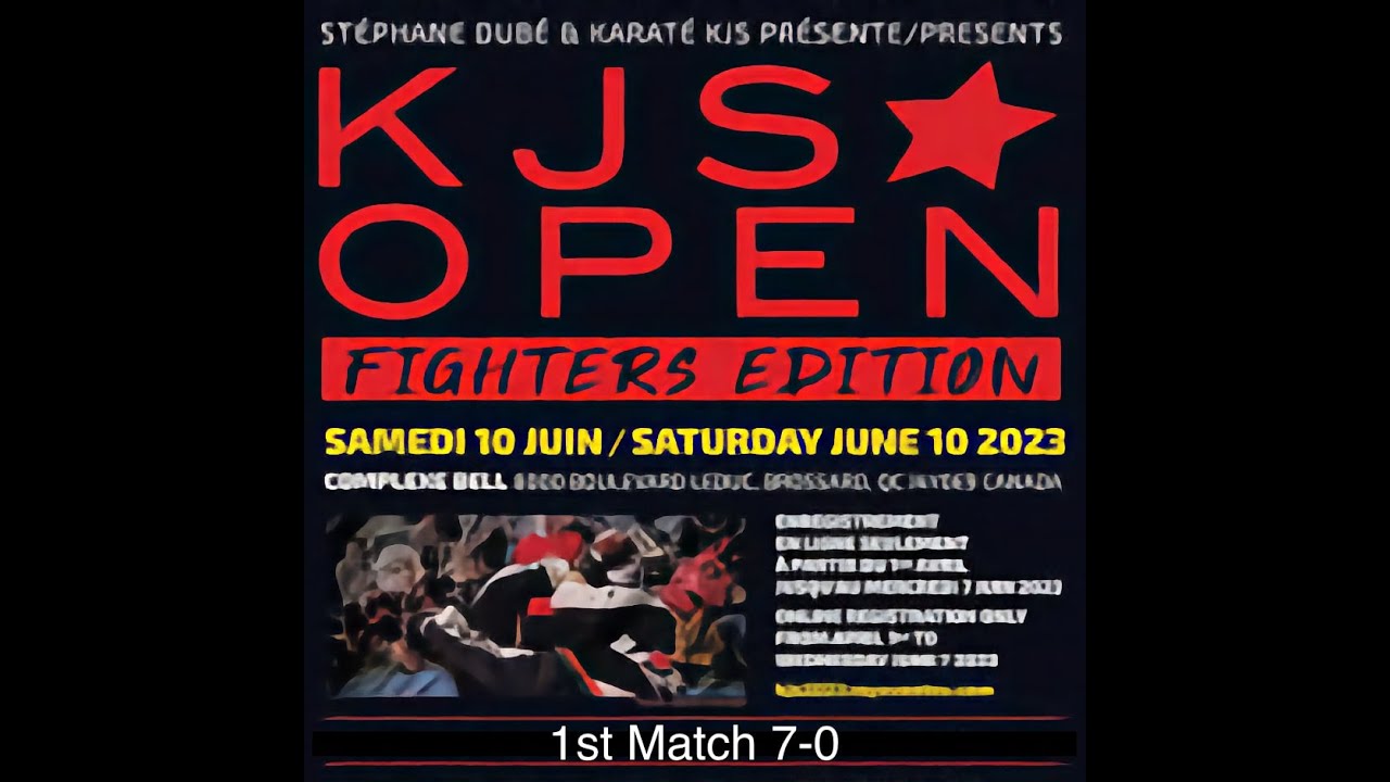 KJS OPEN Fighter’s Edition 8 juin 2023 - 1st match - YouTube