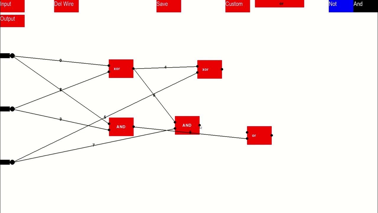 I created my own Digital Logic Simulator! (Python) - YouTube