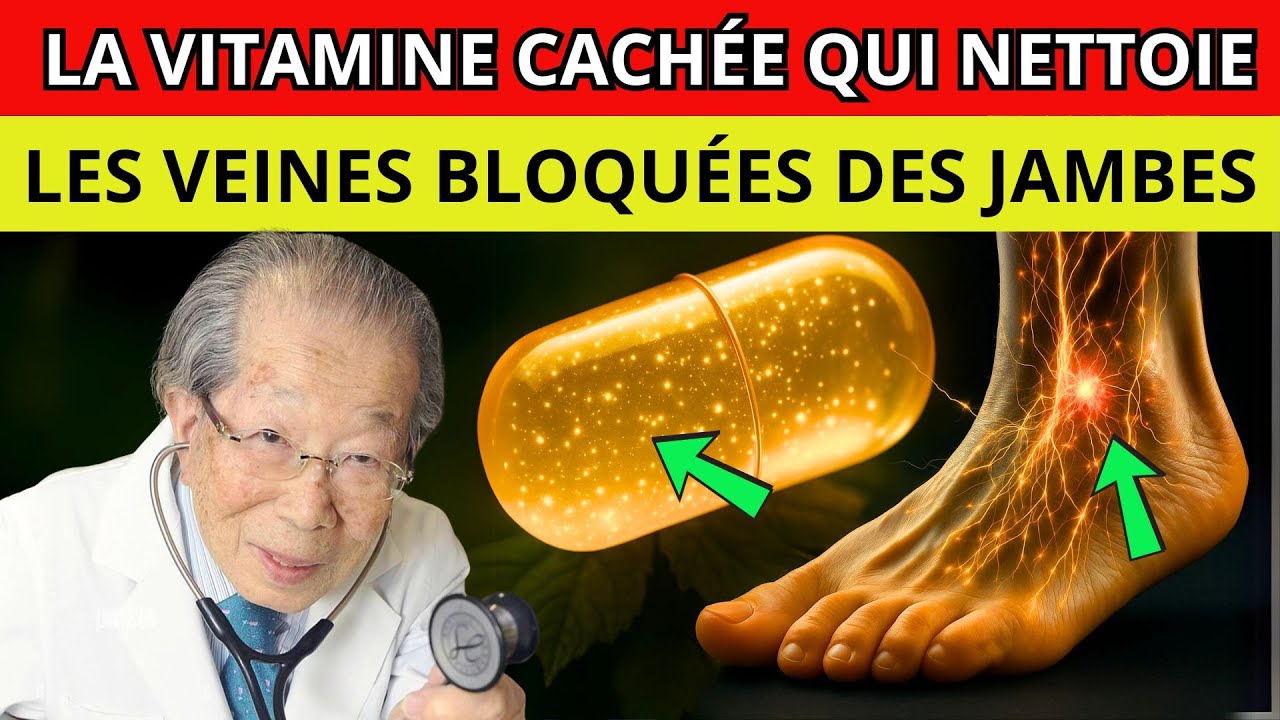 Découvrez la VITAMINE qui DISSOUT les CAillots dans vos JAMBES - YouTube