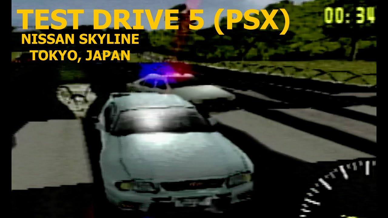 test drive 5 nissan skyline | classic game archive - YouTube