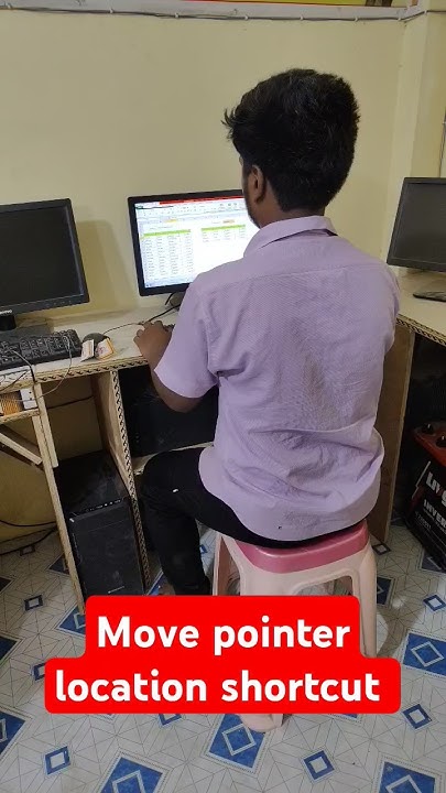 move mouse pointer location shortcut in Excel #shorts #viral - YouTube