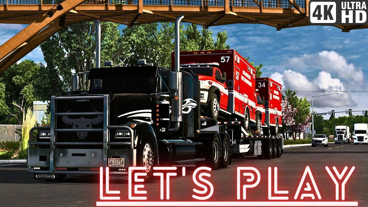 ATS 4K★ Freightshaker Classic XL 🚨 Ambulances - American Truck ...