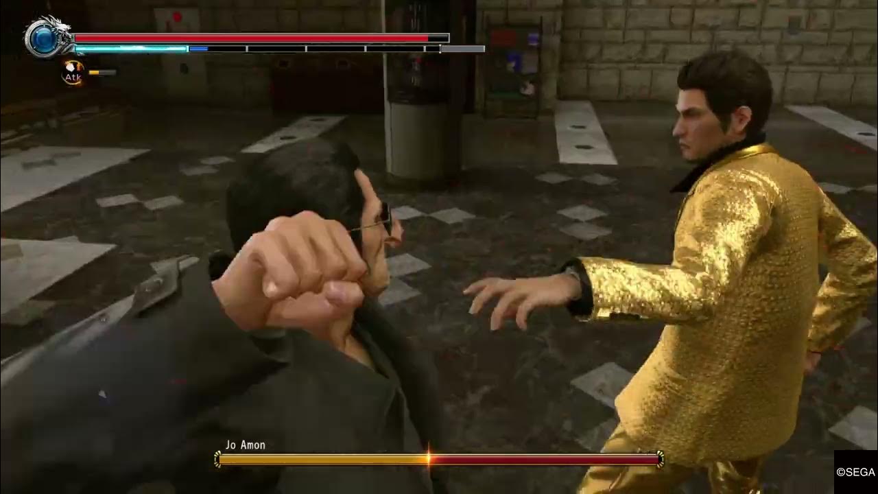Yakuza Kiwami 2 - Jo Amon [No Weapons-Hard Mode] - YouTube