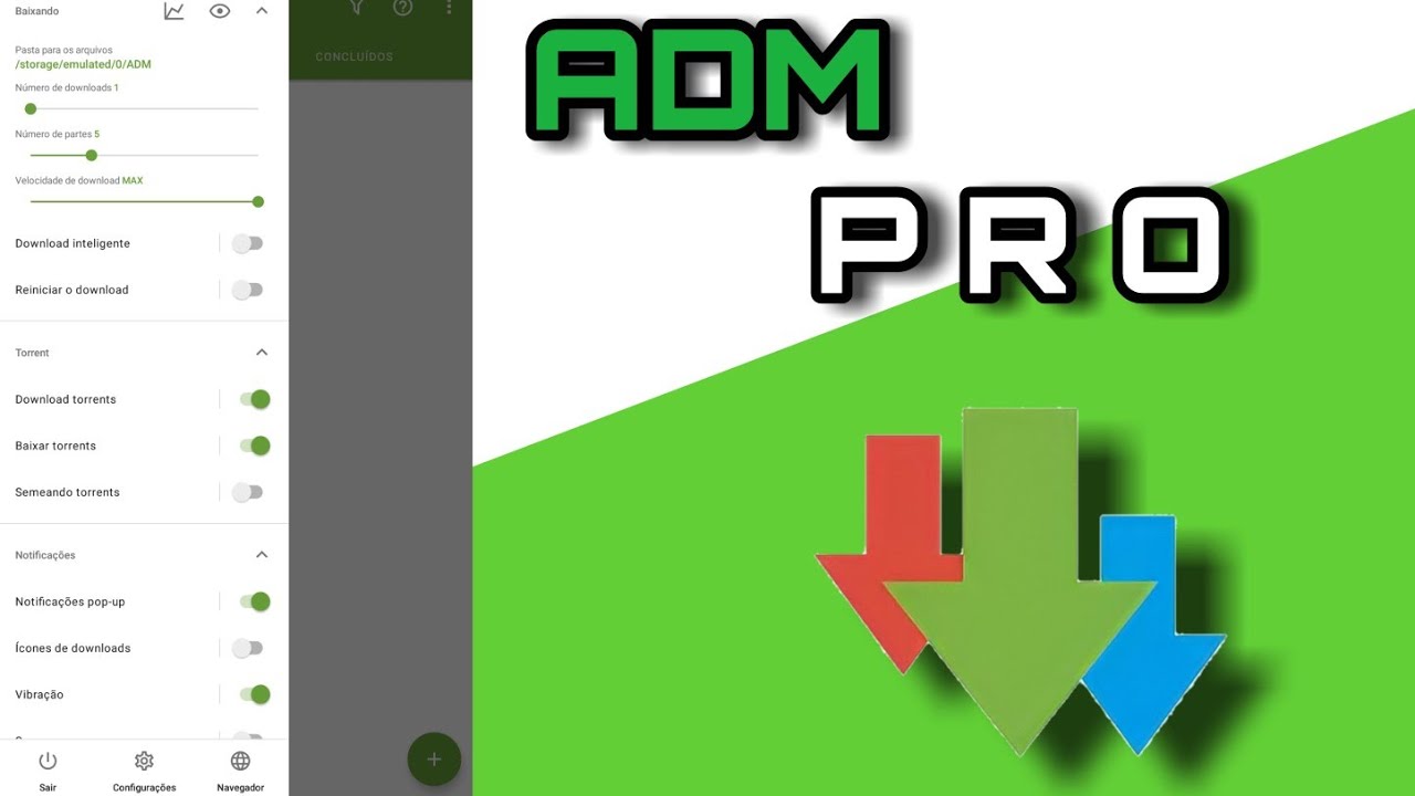 ADM PRO melhor gerenciador de download para Android! - YouTube