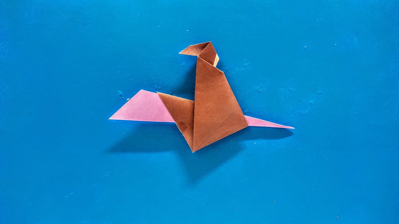 How To Make a paper Origami Witch Easy step by step - YouTube