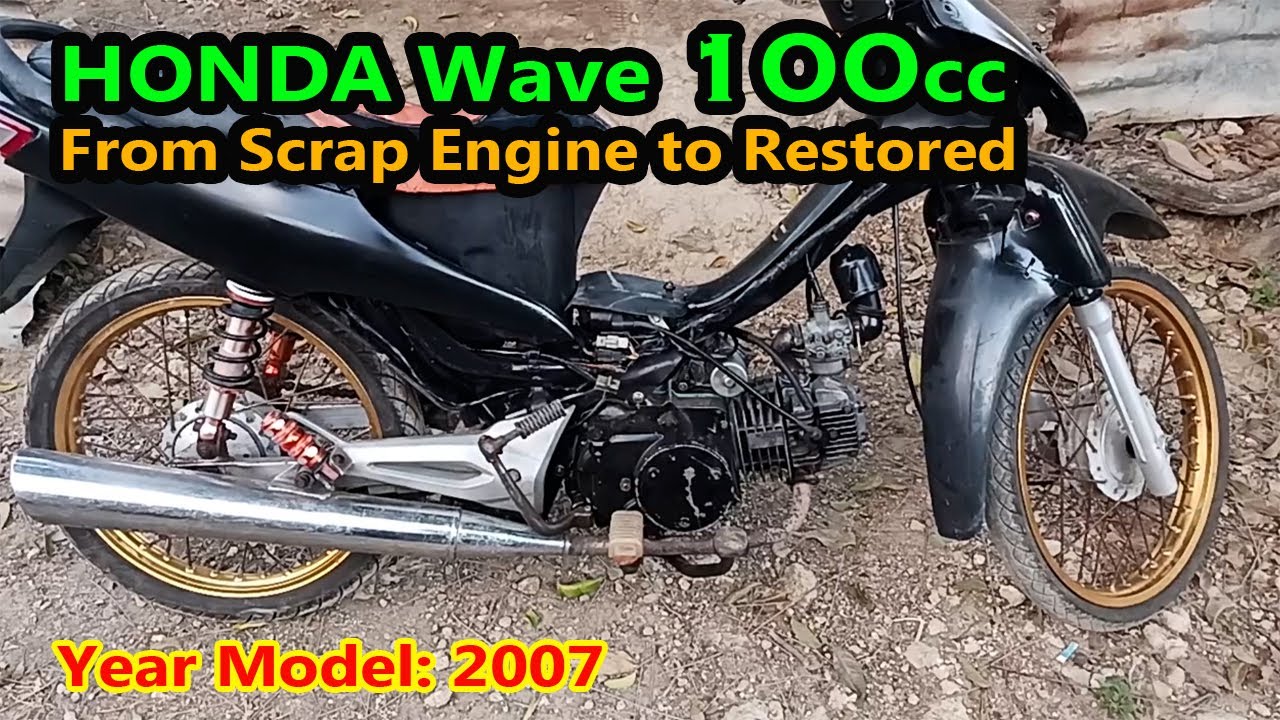 Honda Wave 100cc Engine Restored - Overhaul Rebuild Refresh - XRM Bravo ...