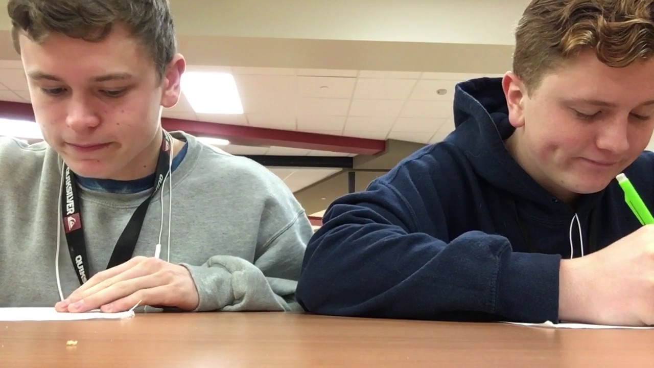 How to cheat on a test - YouTube