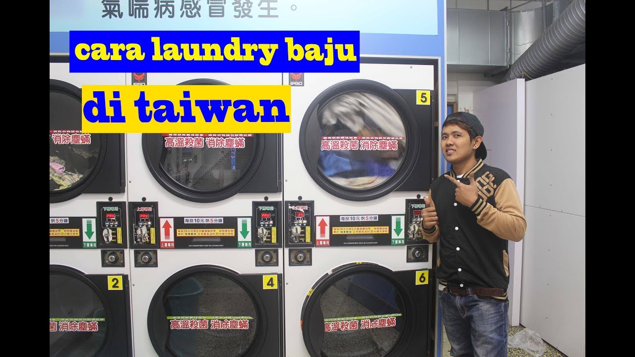 cara laundry baju di taiwan - YouTube