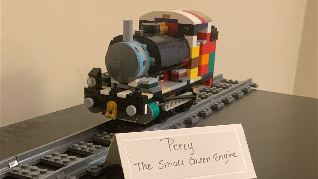 My Lego Percy the green engine. - YouTube