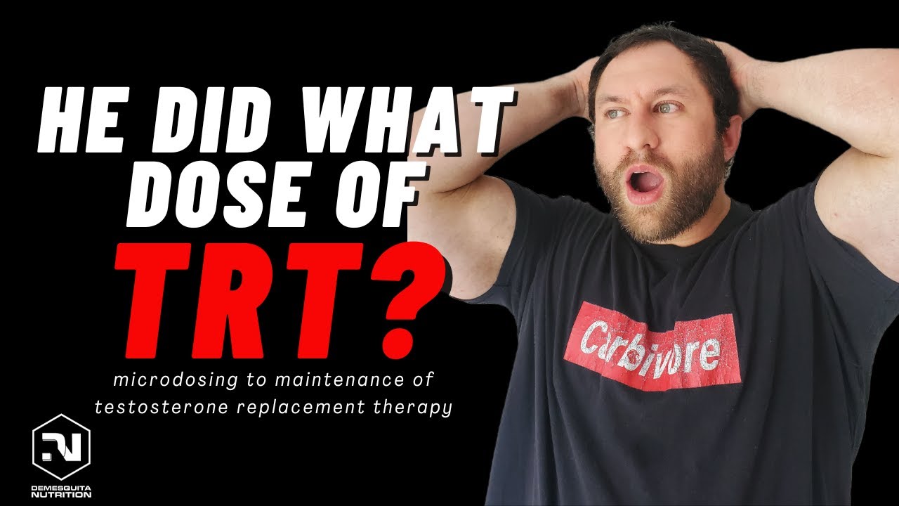 TRT Dosing: Is Microdosing Worth It? - YouTube