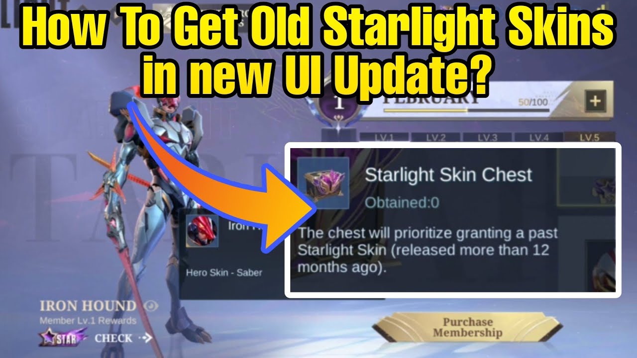 Tutorial How To Get Old Starlight Skins In The New UI Update | February ...