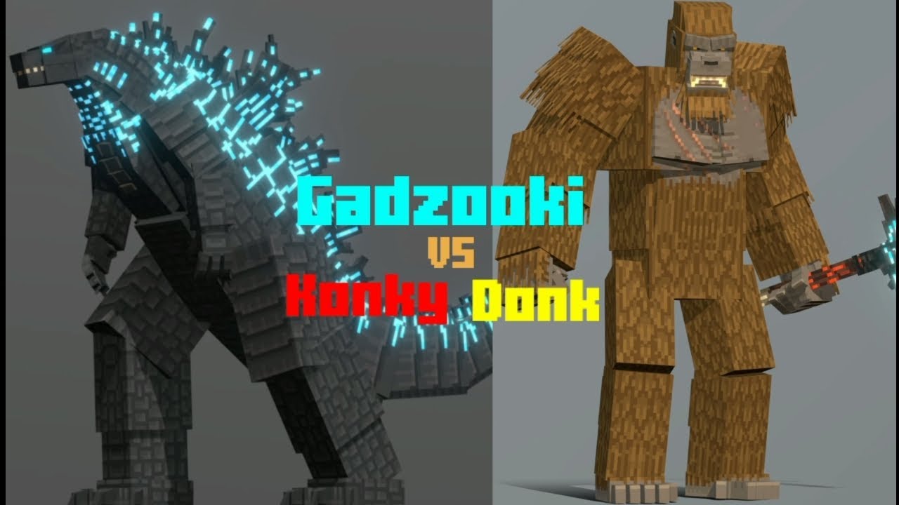 GADZOOKI VS KONKY DONK... But In Minecraft PE - YouTube