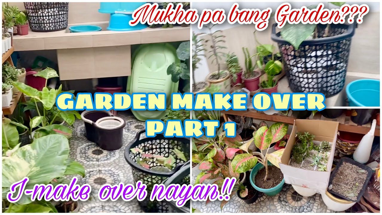 Garden Make-Over 2021 | How to organize plants in small space - Part 1 ...
