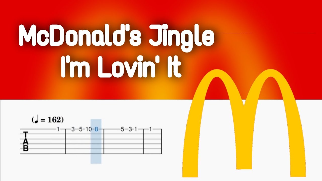McDonald's Jingle - I'm Lovin' it || Easy Guitar Tabs Tutorial - YouTube