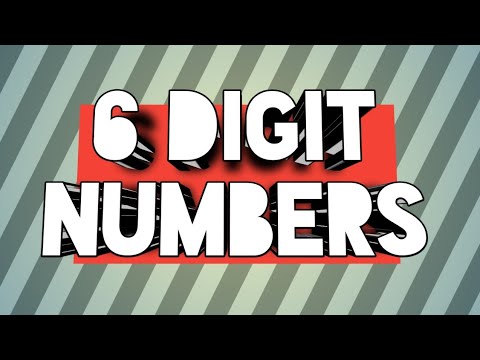 6 digit numbers - YouTube
