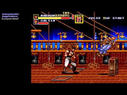 Streets of Rage 2 - Barbon playthrough (Live-stream) - YouTube