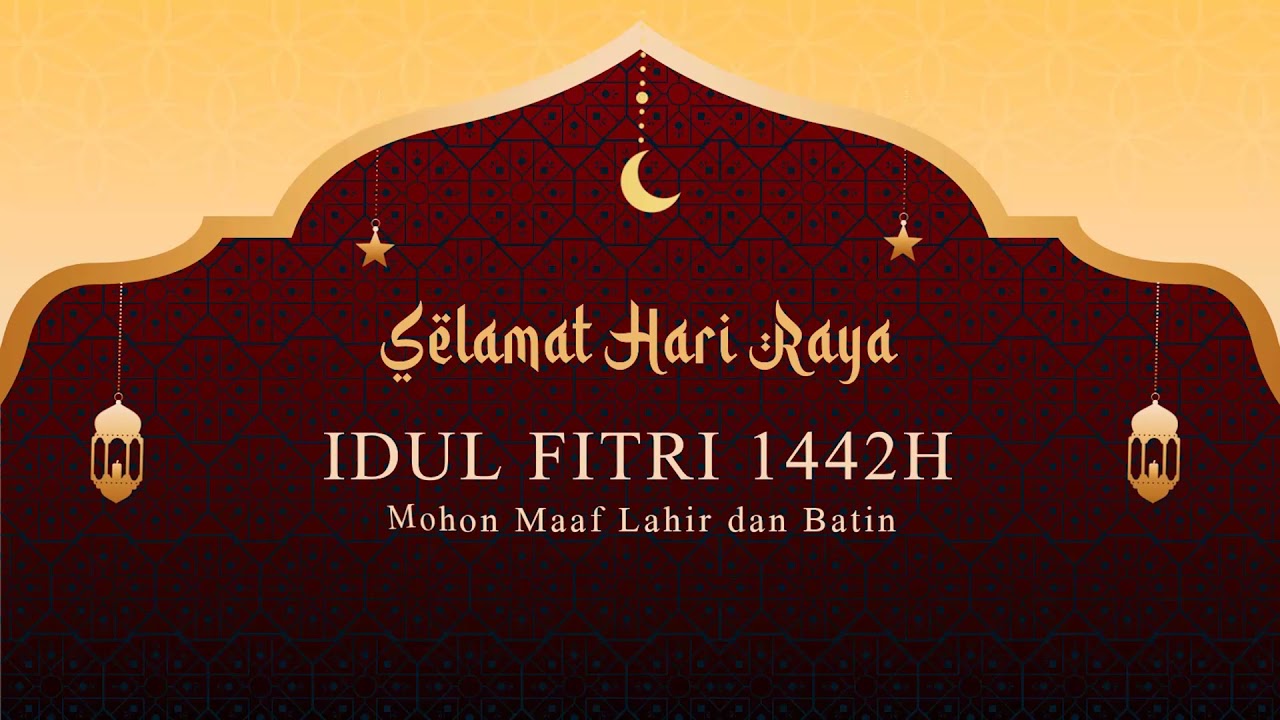 TEMPLATE UCAPAN HARI RAYA IDUL FITRI PPT GRATIS PART1 - YouTube
