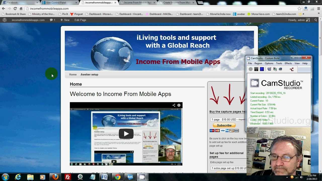 iLiving app capture pages - YouTube