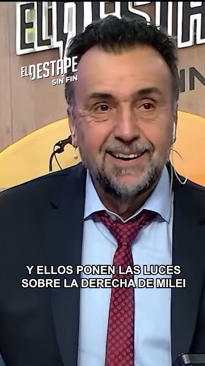 Roberto Navarro Milei Cumplió La Función De Youtube