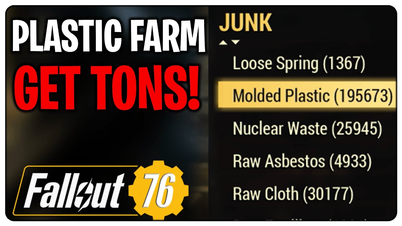 How To Get Molded Plastic Fast In Fallout 76! - YouTube
