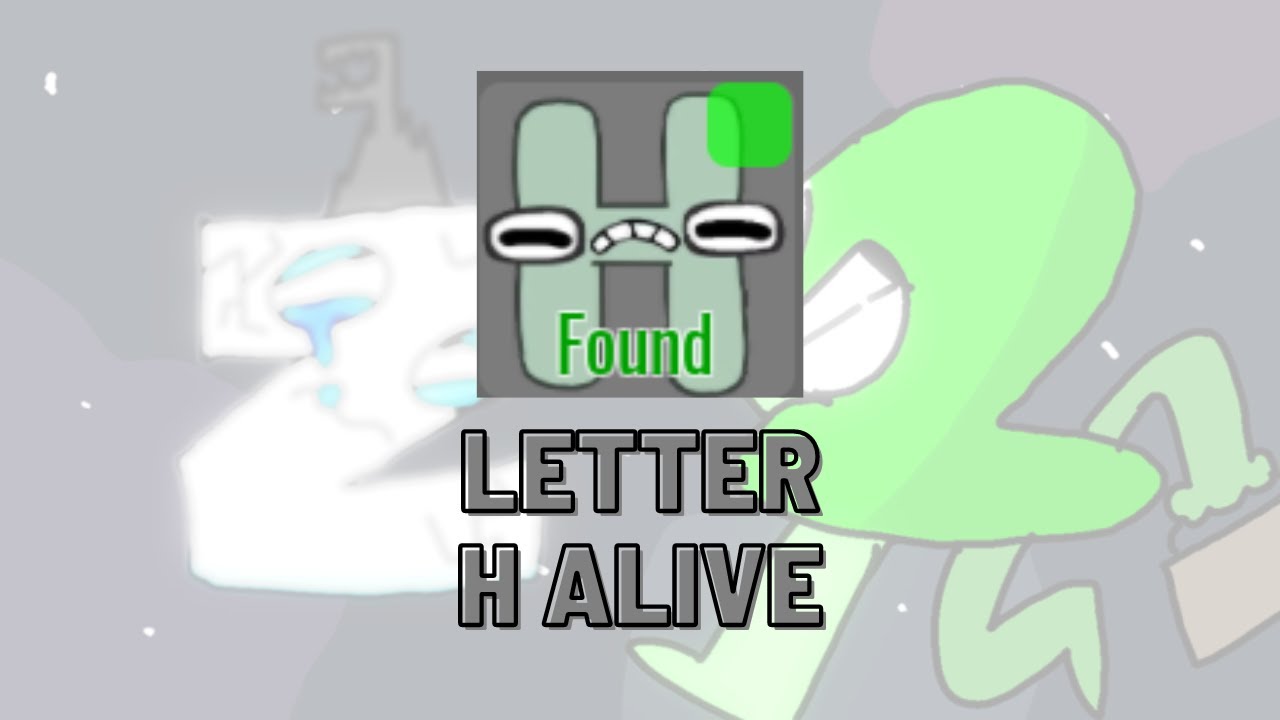 How to get H Alive in find the alphabet lore characters roblox - YouTube