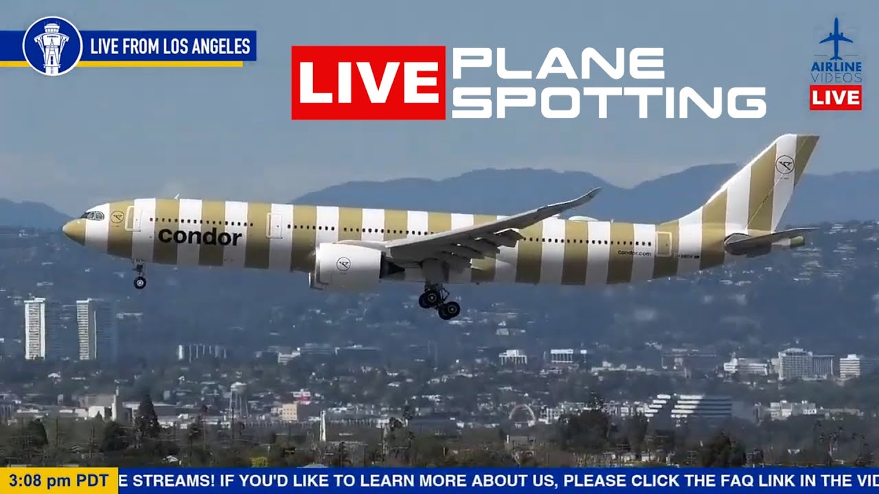 🔴LIVE Plane Spotting at Los Angeles International Airport - YouTube