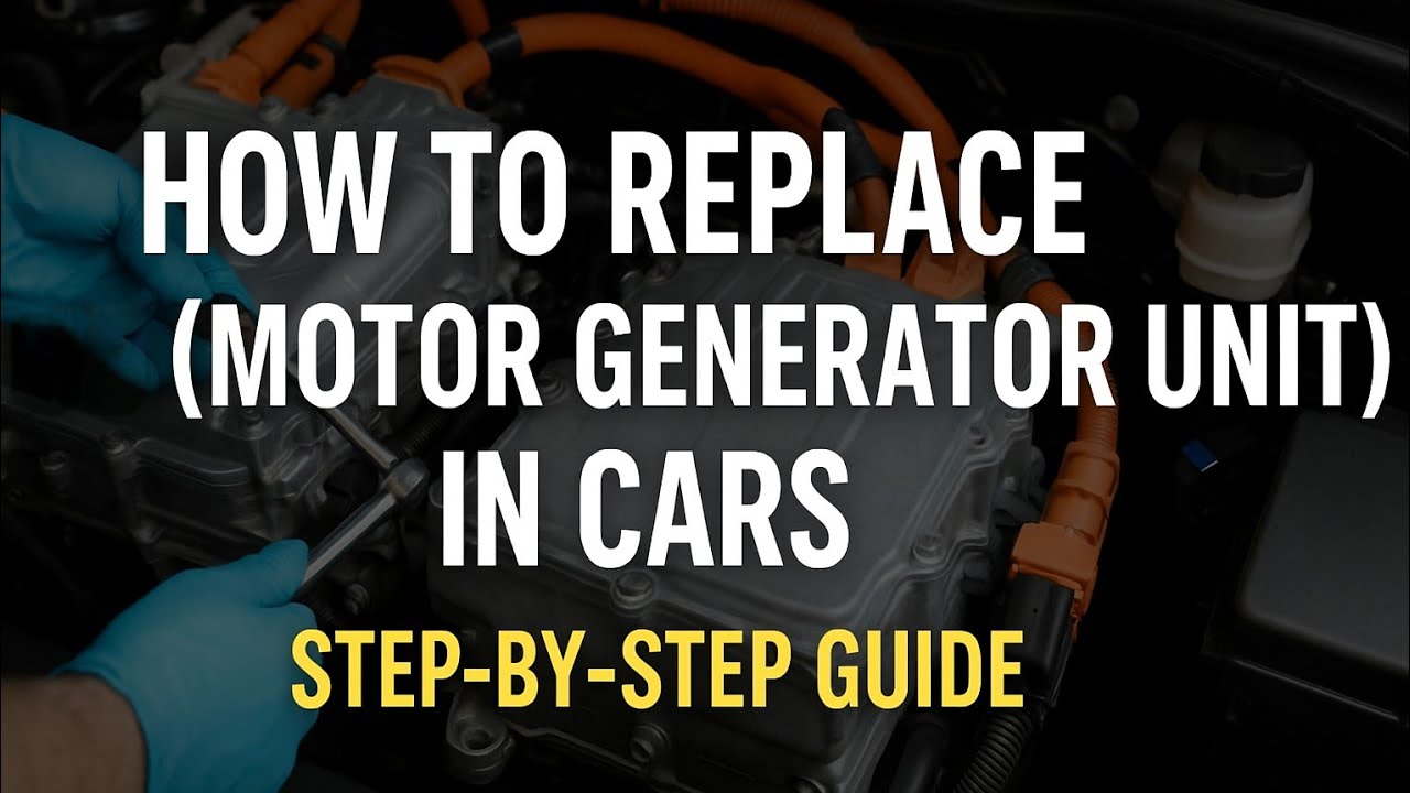 "How to Replace MGU (Motor Generator Unit) in Cars | Step-by-Step Guide ...