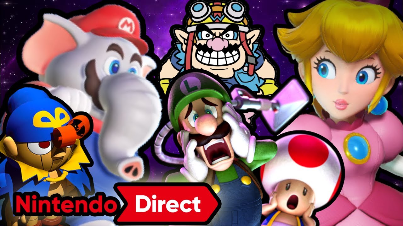 LIVE REACTIONS TO SUPER MARIO BROS. WONDER, SUPER MARIO RPG, WARIOWARE ...