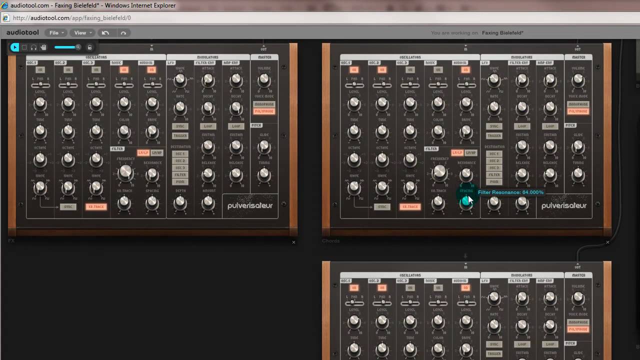 Audiotool 1.0 - cool track from Joa Ebert - YouTube