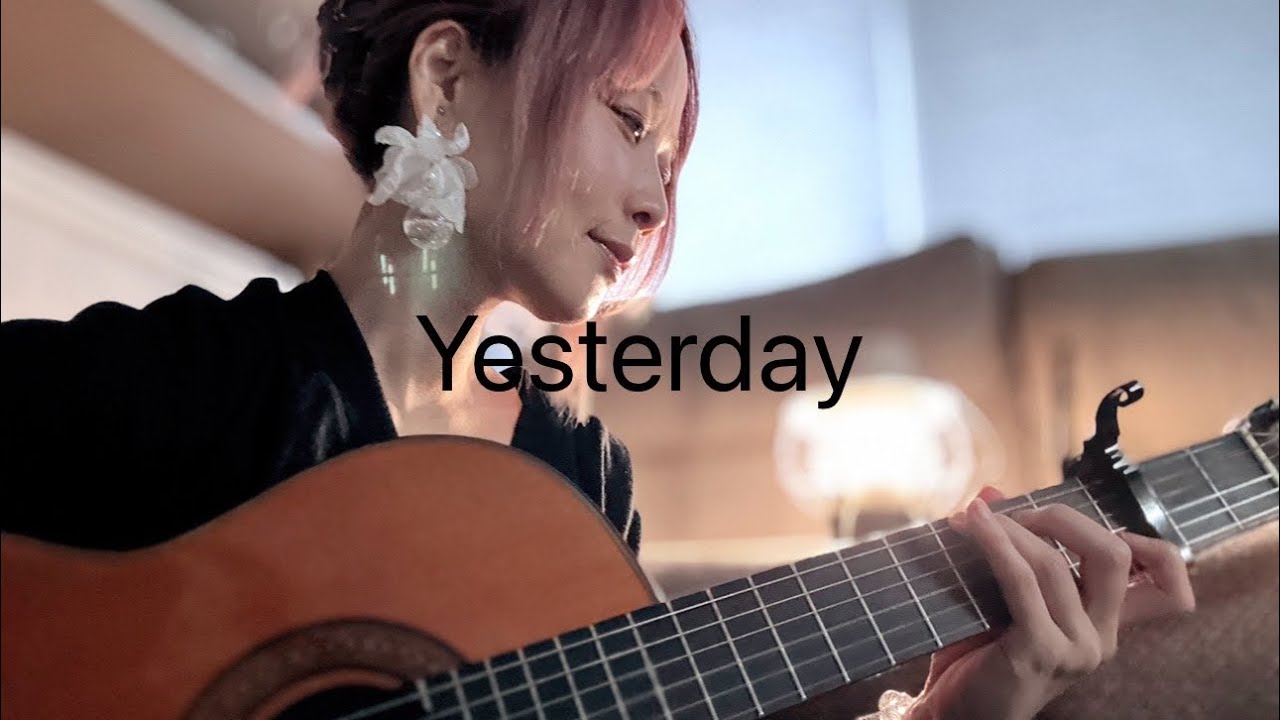Yesterday Guitar Cover The Beatles - YouTube